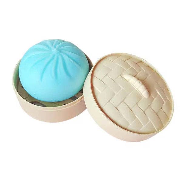 SquishEEZE Mystery Dumpling In A Basket Squishy Fidget Toy (Color Ship ...