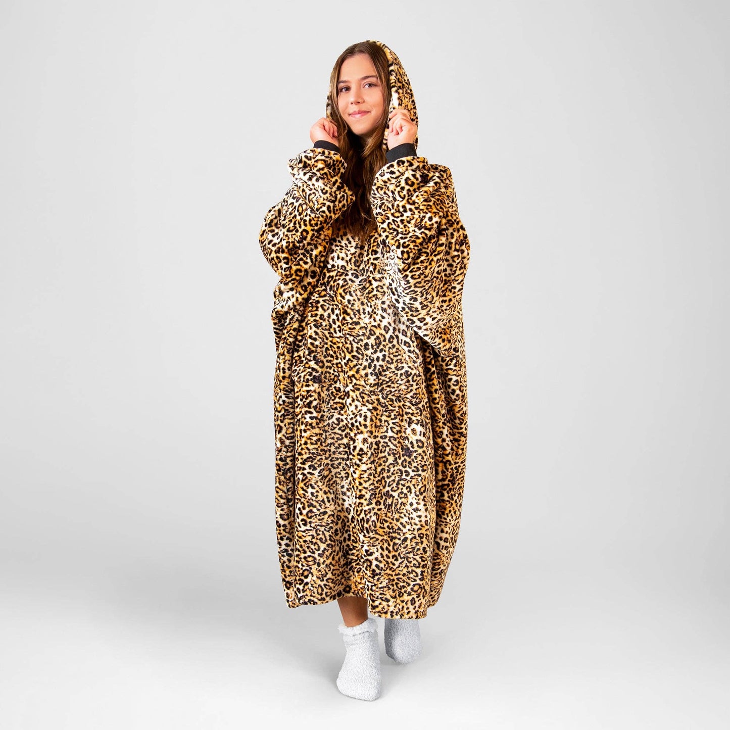 Leopard Hooded Blanket – The Thrifty Chick