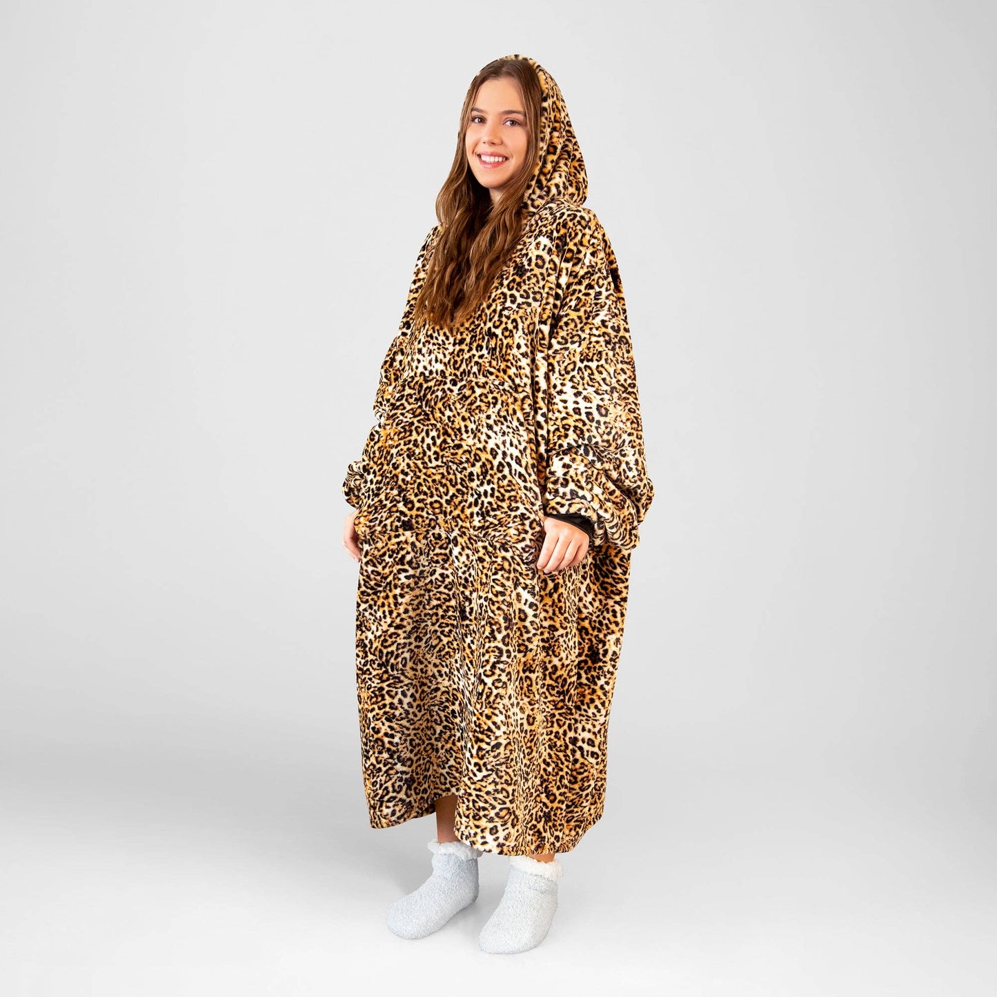 Leopard Hooded Blanket – The Thrifty Chick