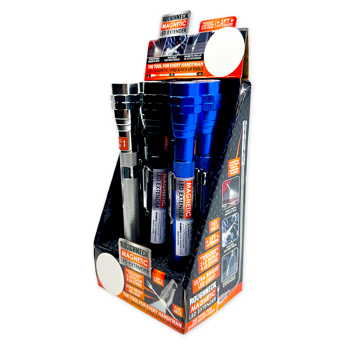 LED Flashlight Extender Tool with Magnetic Stand – The Thrifty Chick