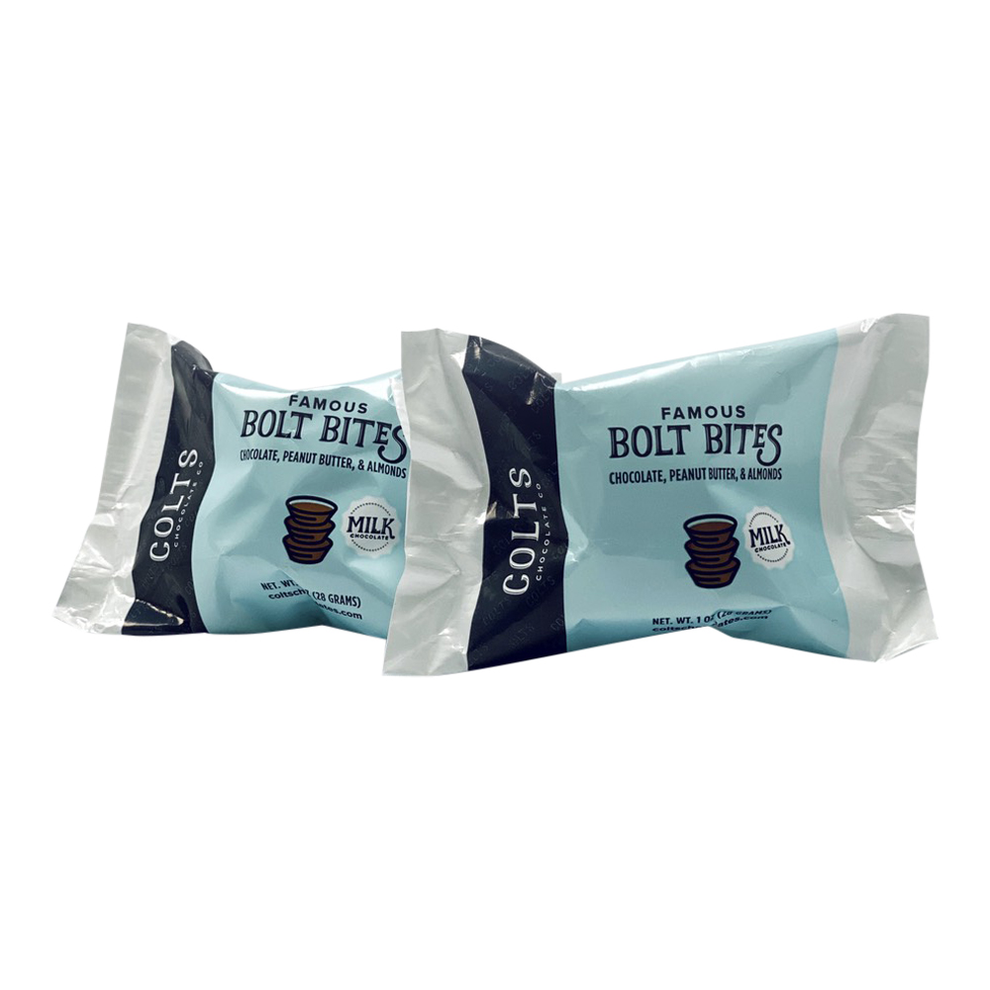 Bolt Bites - Bulk Wrapped: Milk Chocolate – The Thrifty Chick