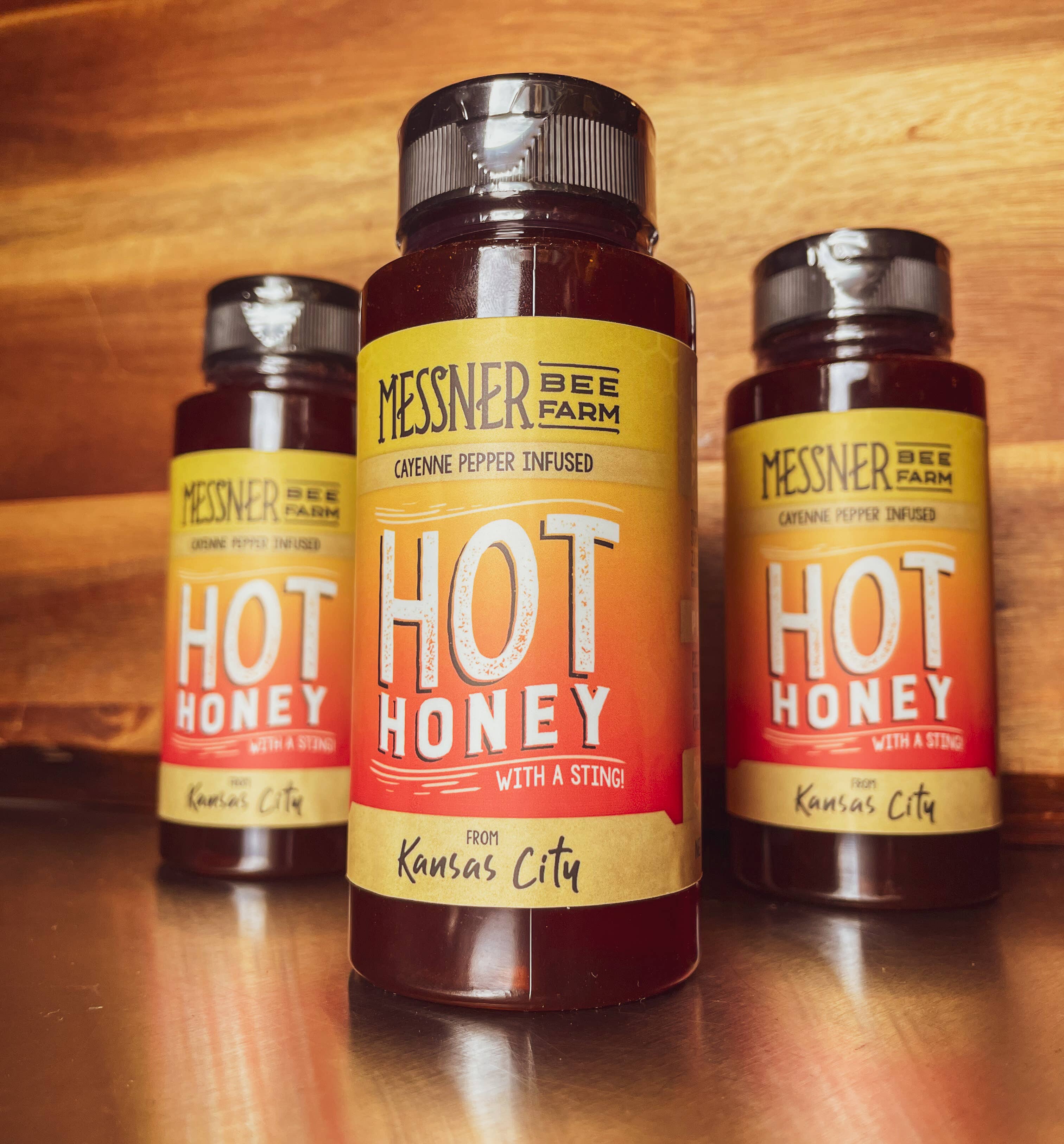 Hot Honey "With a Sting!"/ 12oz / Kansas City Honey – The Thrifty Chick